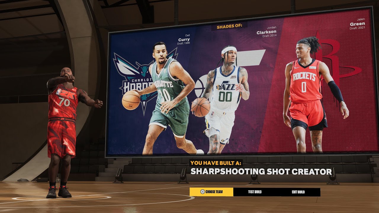 Best sharpshooting shot creator build nba 2k23 - YouTube