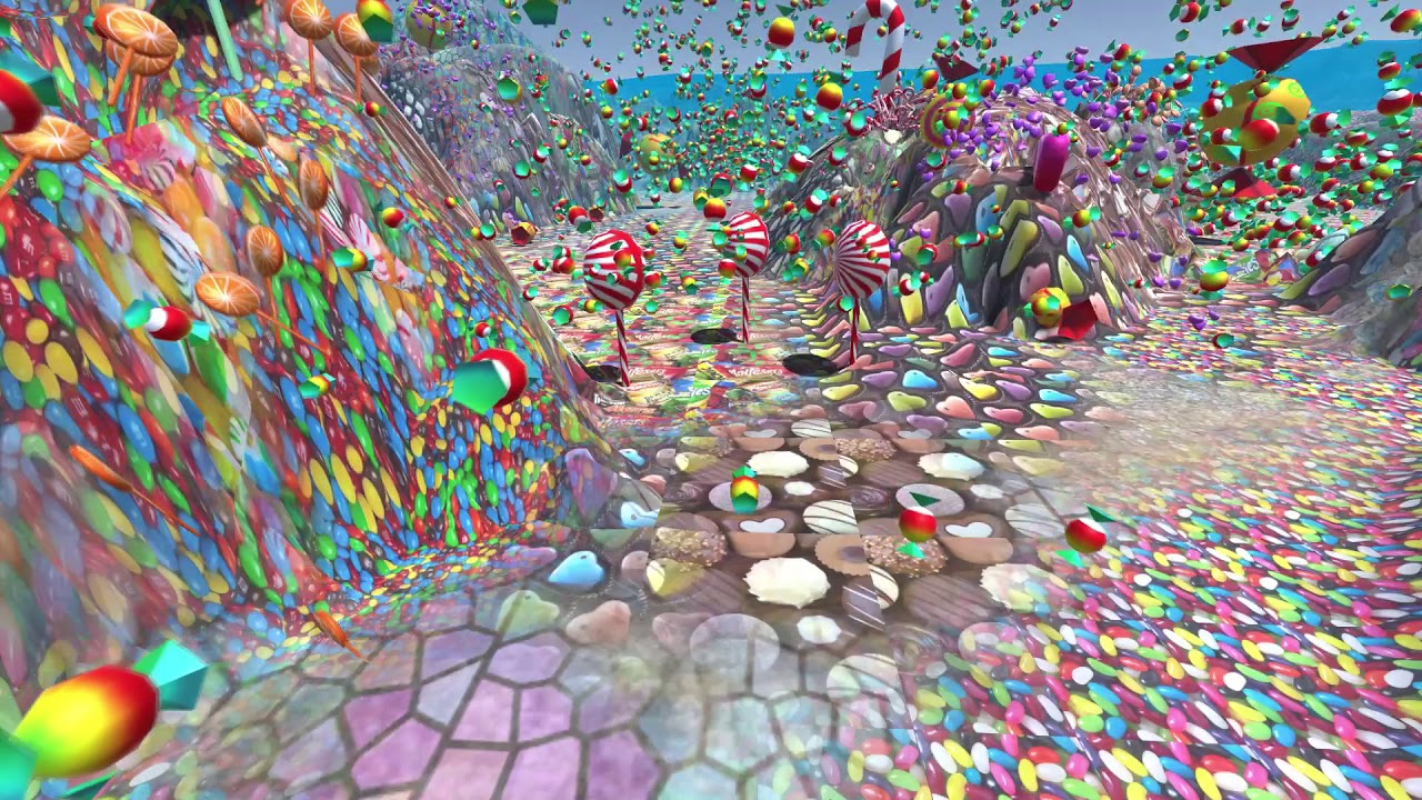 Candy Town Background Animated 3D Video - YouTube