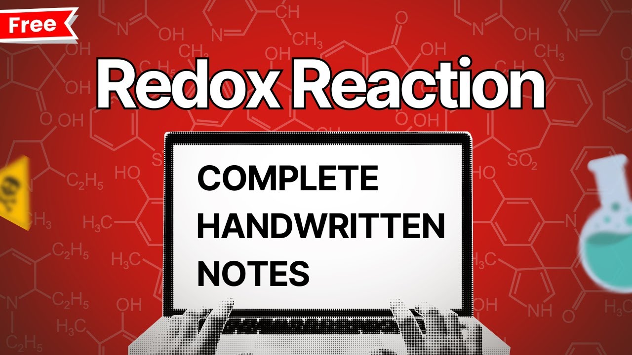 Redox Reaction | Best Handwritten Short Notes | JEE | Mht-CET ...