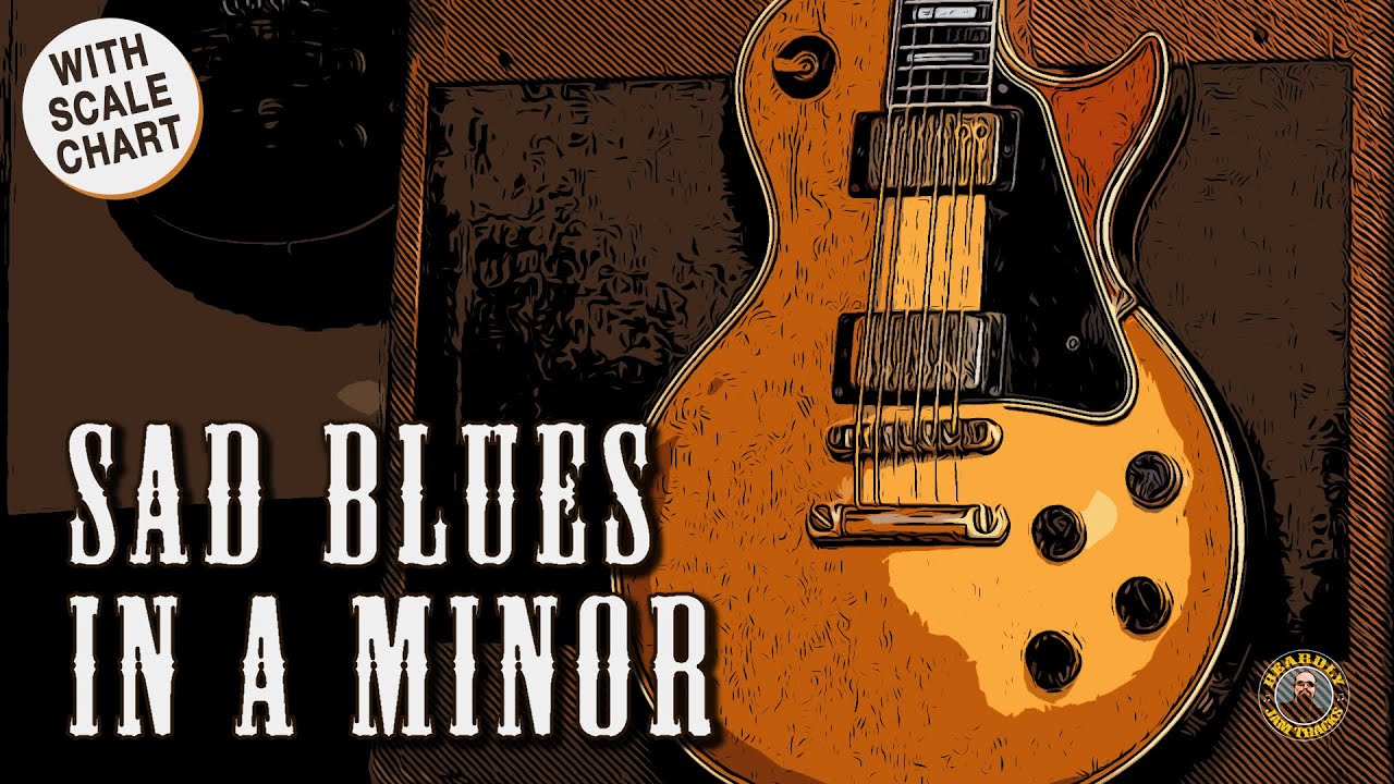 Sad blues backing track in A minor - YouTube