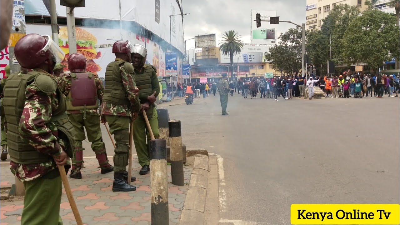 CURRENT SITUATION AT KAMKUNJI POLICE STATION & OTC NAIROBI TOWN - YouTube
