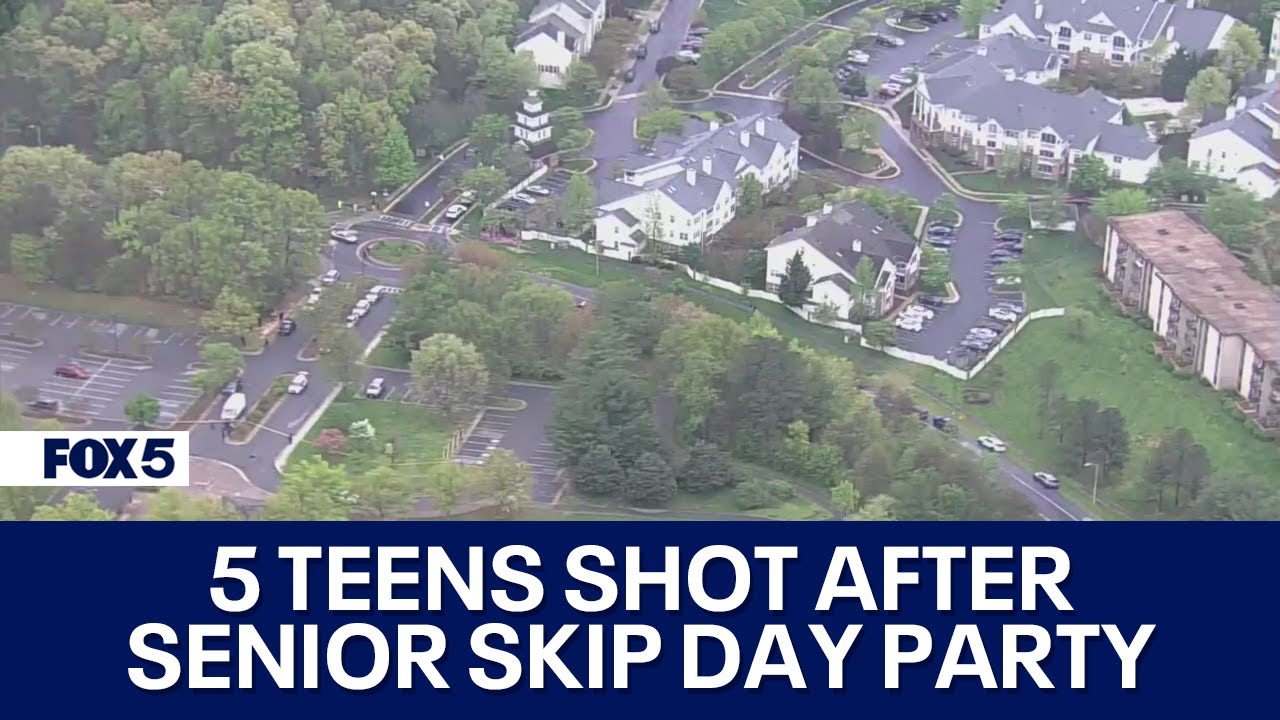 5 teens shot in Greenbelt after senior skip day party, police say - YouTube