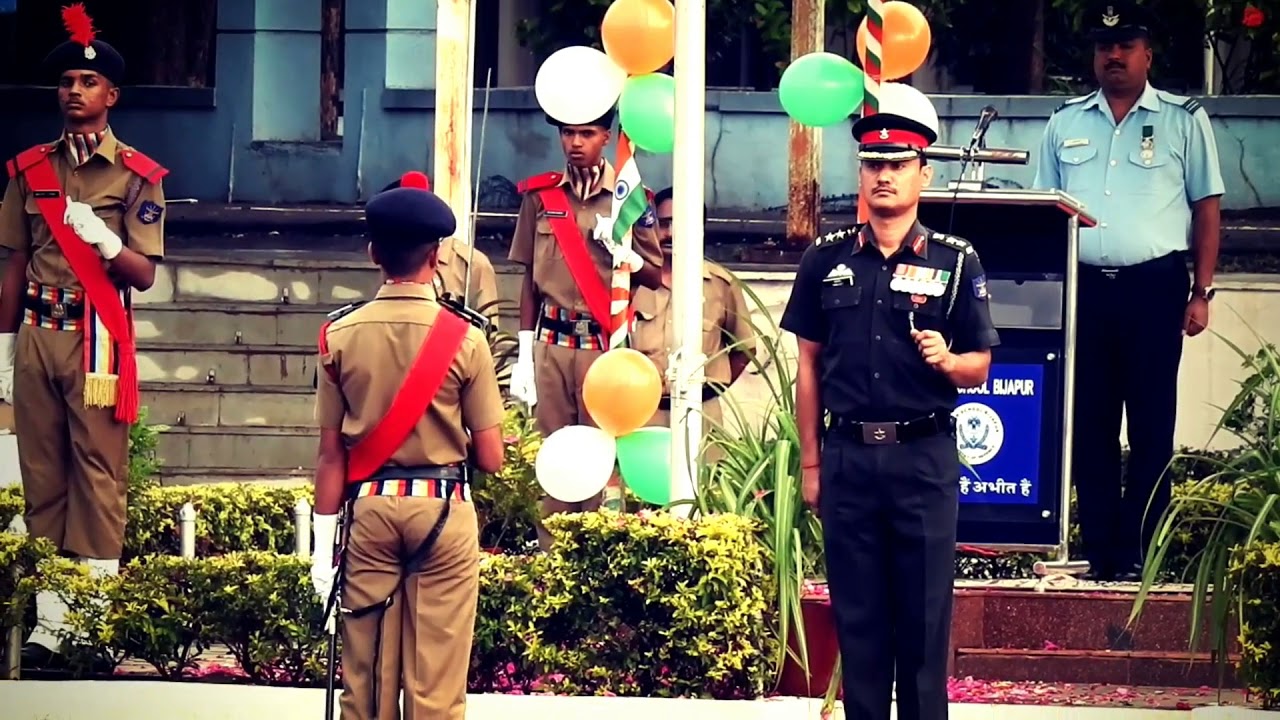 Sainik School Bijapur celebrates Independence Day 2017 - YouTube
