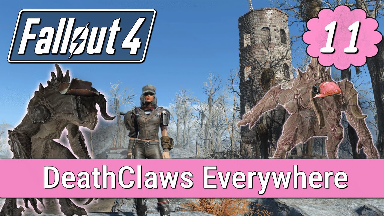 Lynn Woods & DeathClaw Fun - My First Fallout 4 Run - Ep.11 - YouTube