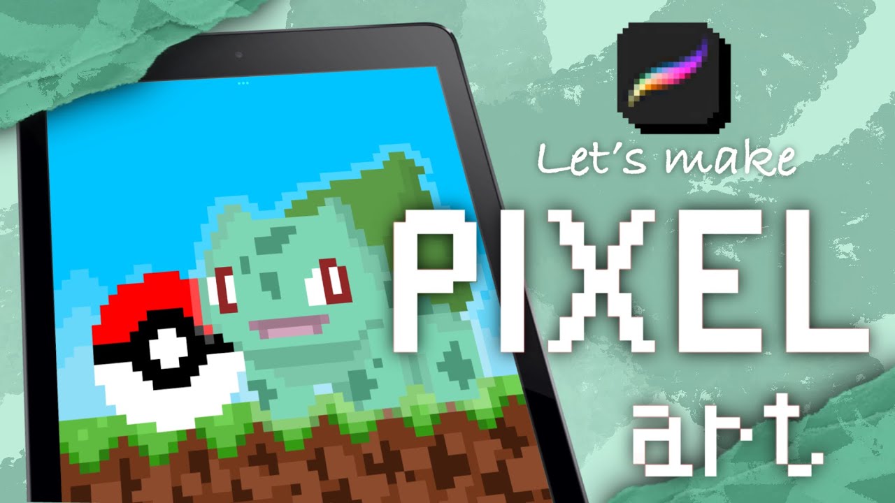How to make PIXEL ART in procreate - YouTube