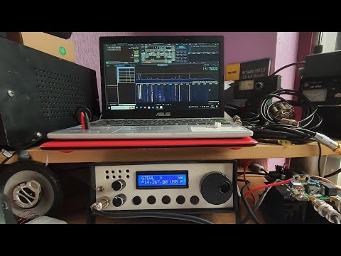 Speech processor added to uSDX uSDX radio, will work with red corner, white button and brick ...