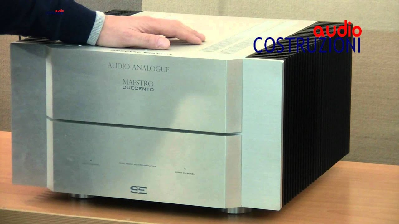 maestro 200 se finale Audio Analogue - YouTube