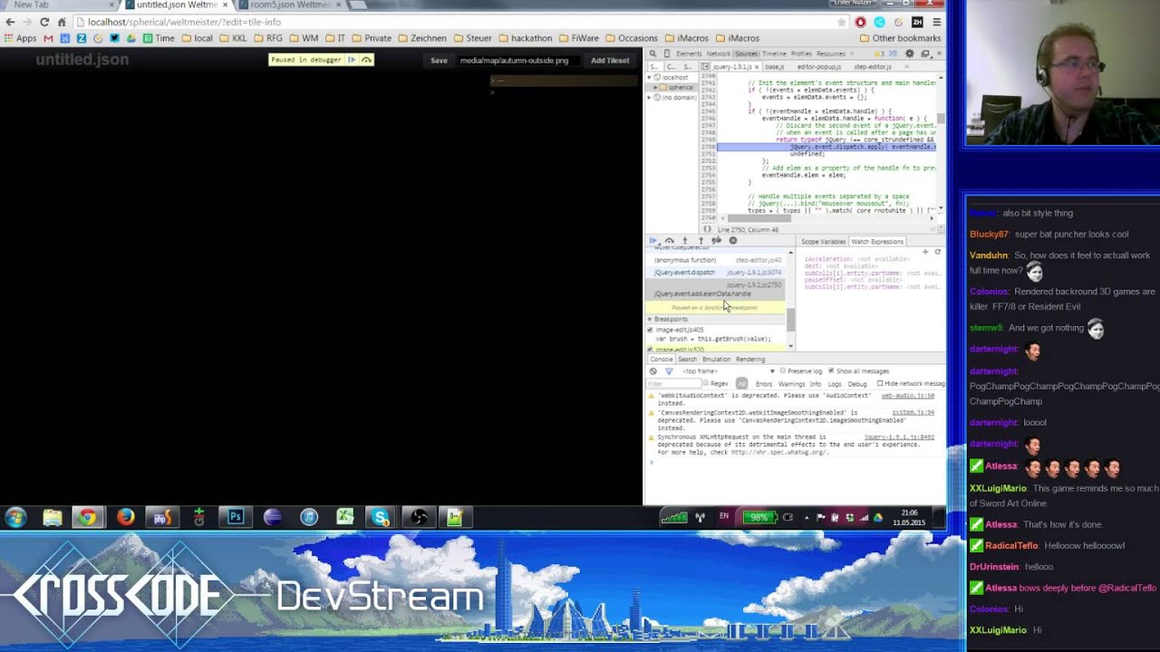 CrossCode Dev Stream - 1 / 2 - YouTube