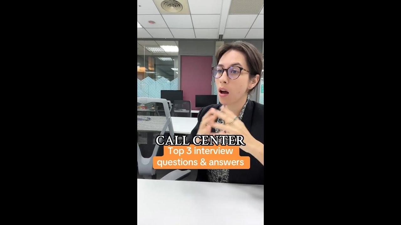 Call Center: Top 3 Interview Questions & Answers - YouTube