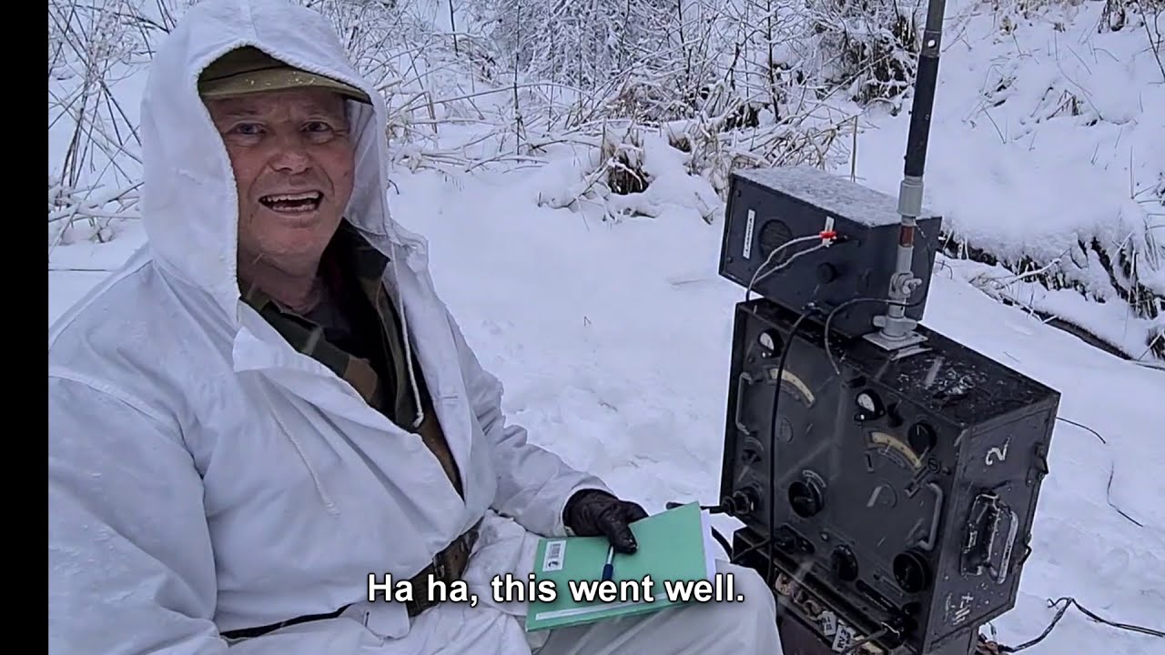 German WW2 radio Torn.Fu.b1 operated in snow. - YouTube