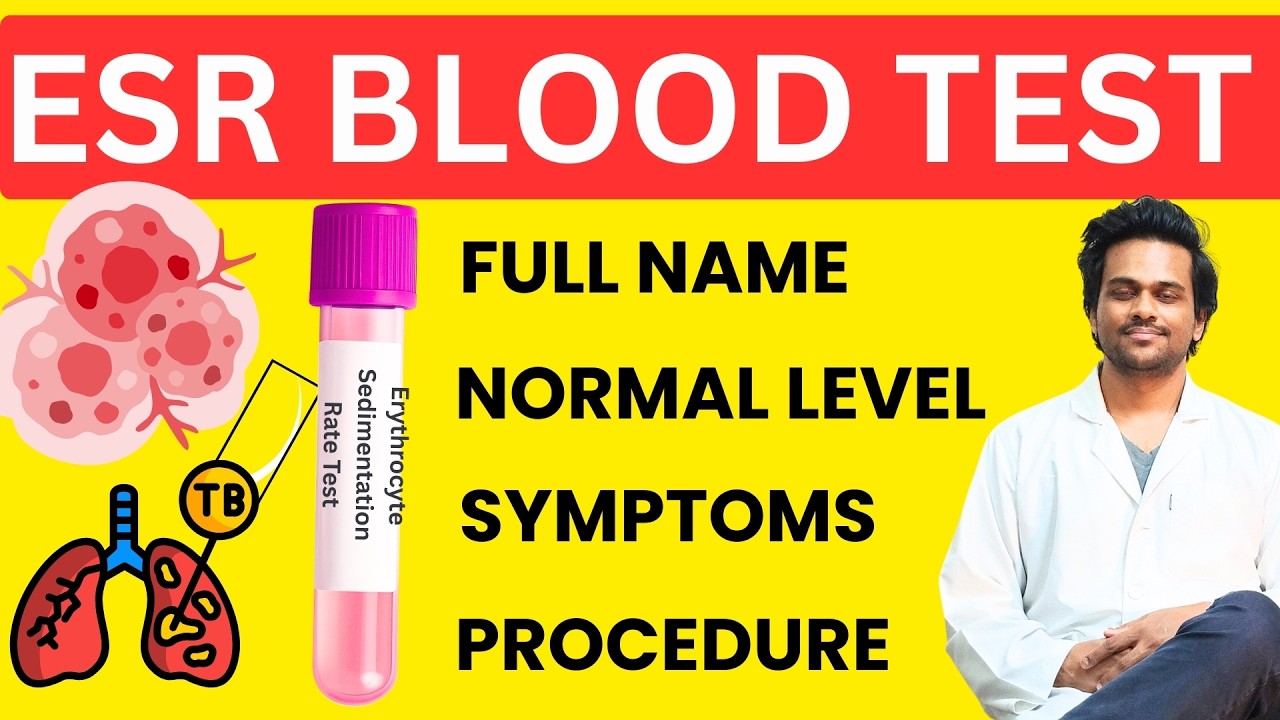 ESR Test : Meaning, Normal Range, Procedure, Symptoms | Erythrocyte ...