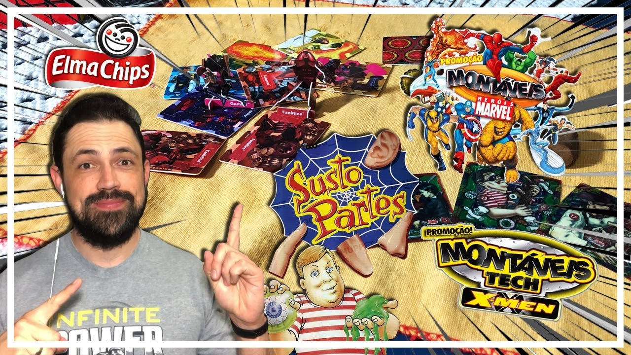 Nostalgia #08 - Promoções Elma Chips - Susto Partes e Montáveis da ...