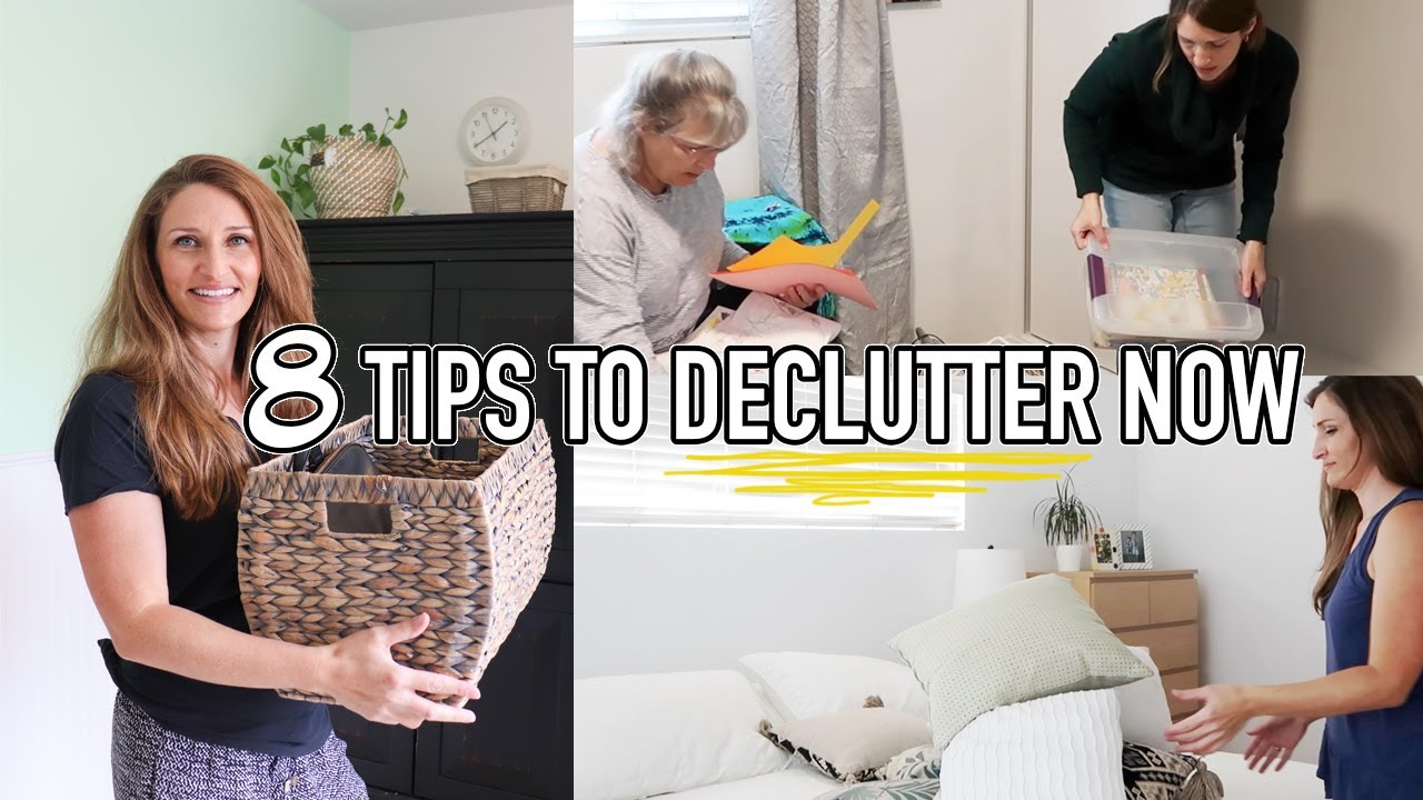 Declutter Motivation [8 DECLUTTERING Tips To START NOW] - YouTube