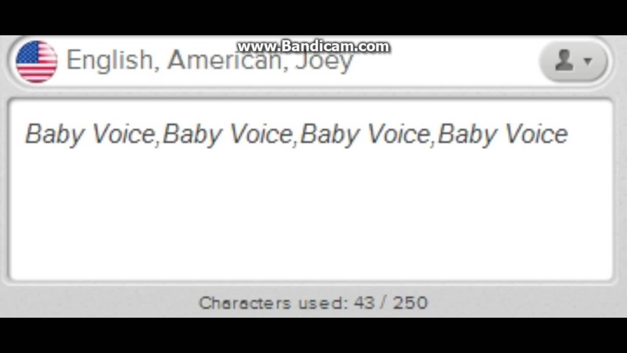 IVONA Joey Voice Baby Voice,Baby Voice,Baby Voice - YouTube