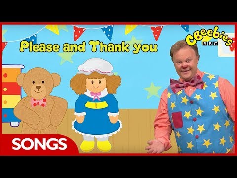 CBeebies | Mr Tumble's Song Time | Please and Thank You Song - YouTube