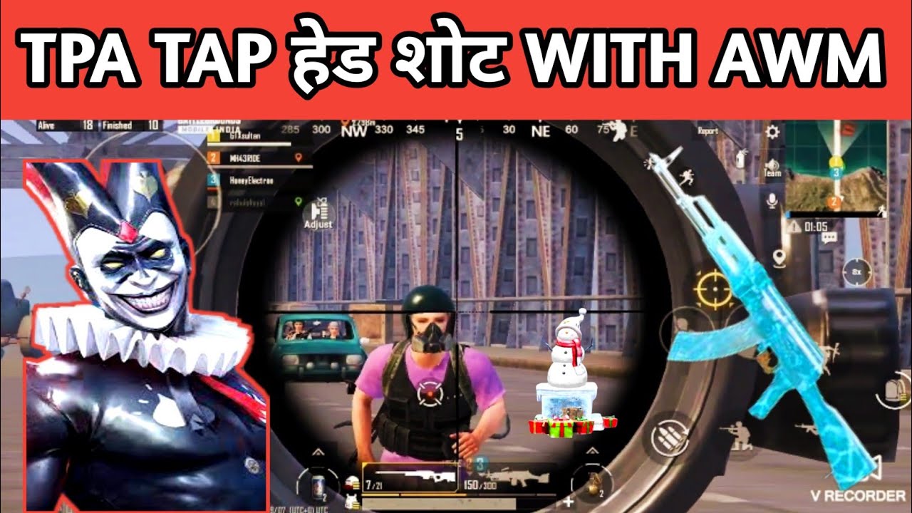 Tpa _ tap Tpa _ tap hed shots with AWM in bgmi..... - YouTube