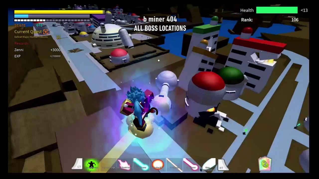 ROBLOX DBZ FS All Boss Locations (Future) - YouTube