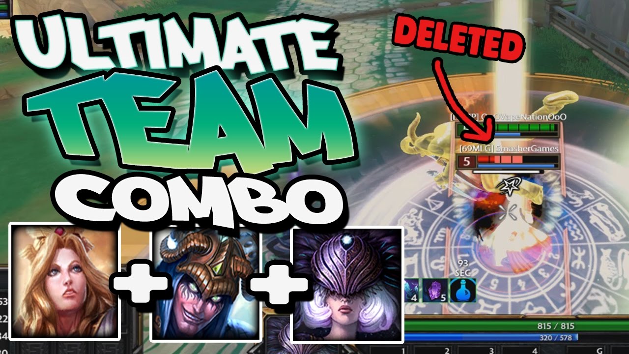 Smite: The Ultimate Cheese 3v3 Team! Athena+Loki+Nox Ultimates! - YouTube