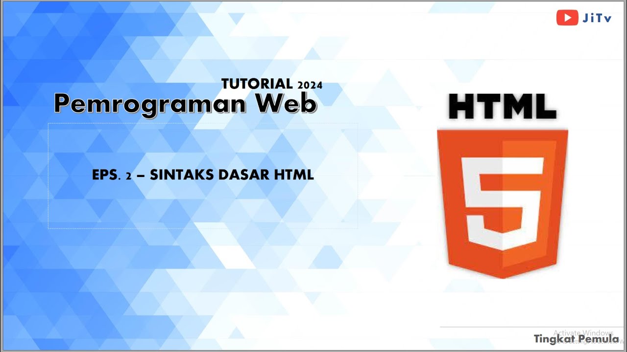 HTML#2-Sintaks Dasar HTML - YouTube