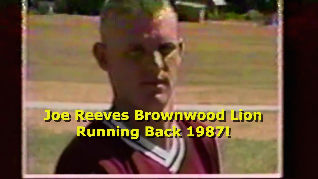Joe Reeves Brownwood Lion Football Highlights 1987 - YouTube