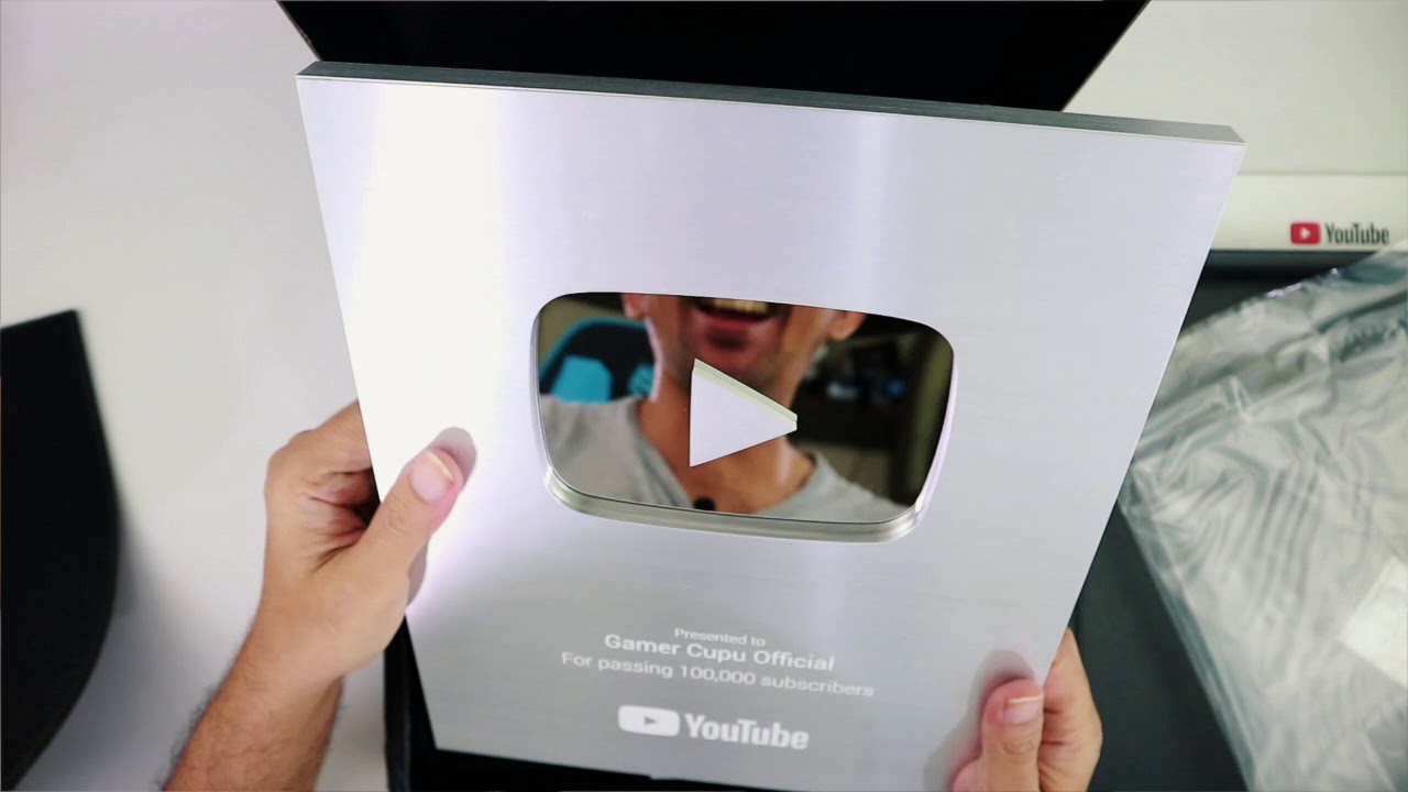 UNBOXING SILVER PLAY BUTTON 2019!! - GAMER CUPU OFFICIAL - YouTube