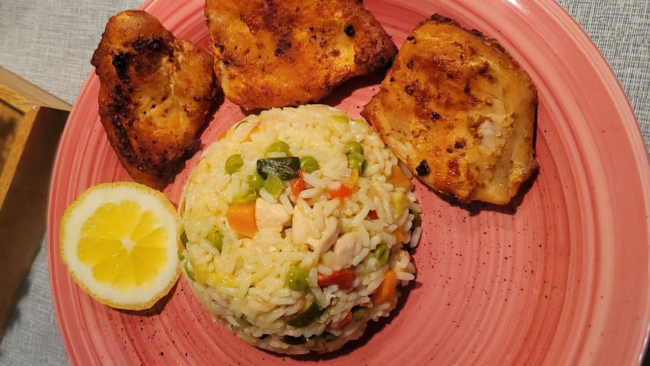 Oriz me perime dhe fileto pule. - YouTube