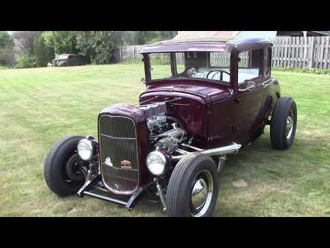 The 30 Ford Coupe we painted is now together & on the road - YouTube