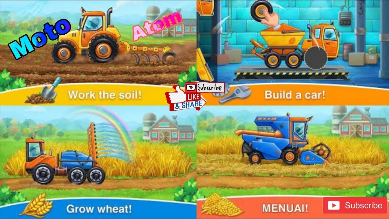 Agro Trucks Farming Game | Trucks Vehicle - Agriculture Idea ...
