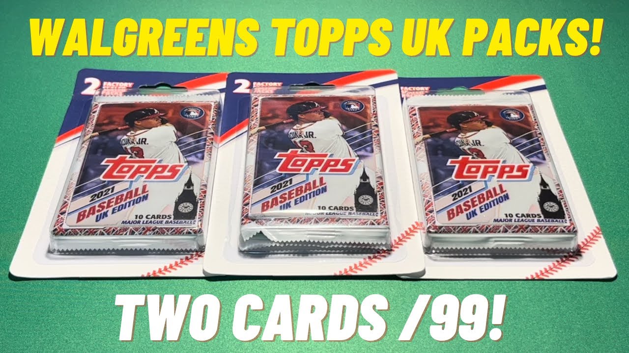 Walgreens Topps UK Baseball Repack! Worth it? Cards /99! New Retail ...
