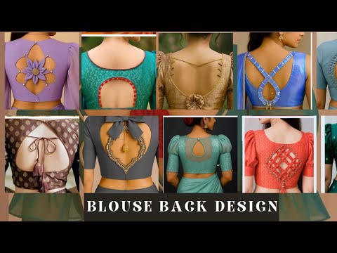 Latest Blouse Back Design Ideas | Stylish & Trendy Blouse Designs 2025 ...