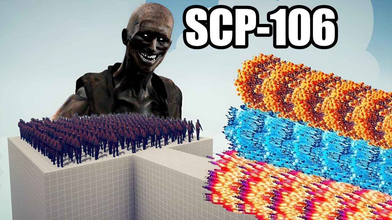 100x SCP 106 vs EVERY GOD | Totally Accurate Battle Simulator TABS ...
