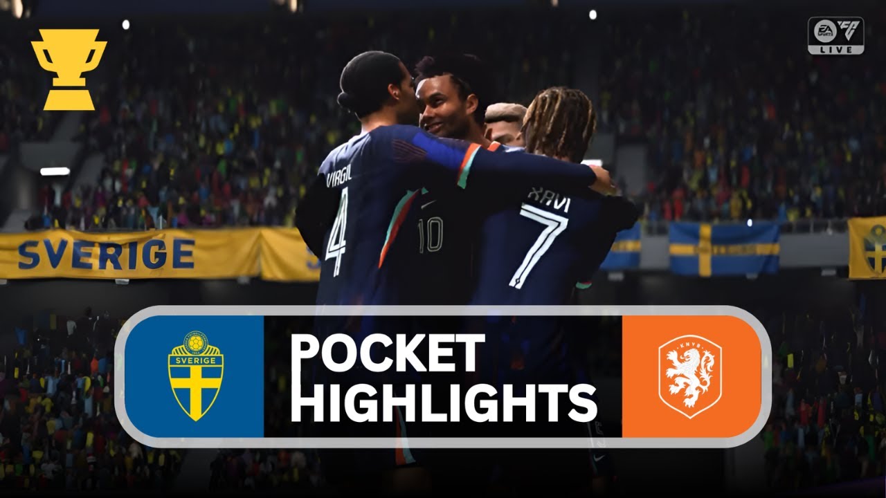 Sweden vs Netherlands Pocket Highlights | 2025 IFA Golden Cup | Round ...