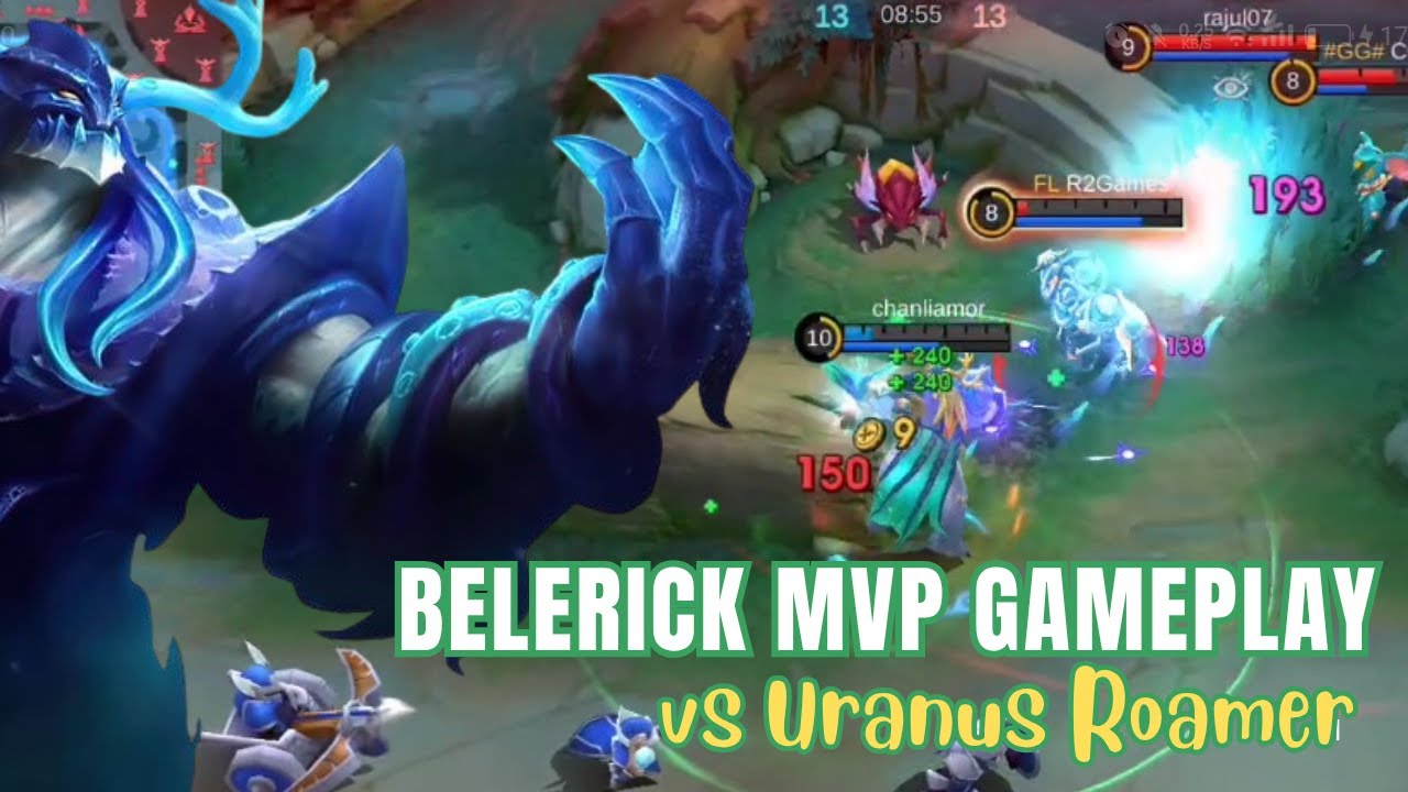 BELERICK MVP GAMEPLAY| BELERICK BEST BUILD 2025| BUILD BELERICK TANK ...
