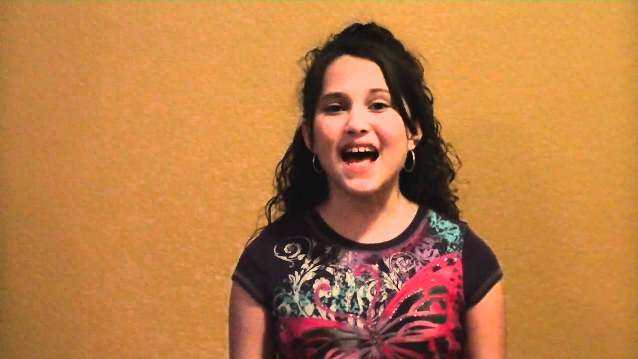 Defying Gravity from Wicked (Glee Version) 10 Yr Old Athena Creese ...