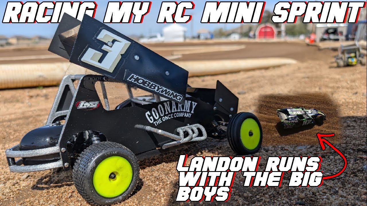 Racing my RC Mini Sprint at the Dirt Track for the first time | RC Car ...