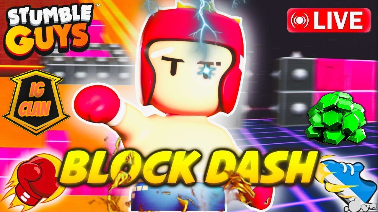 Sumble Guys Block Dash Live 🔴 | Unlimited Room Code 😱 | - YouTube