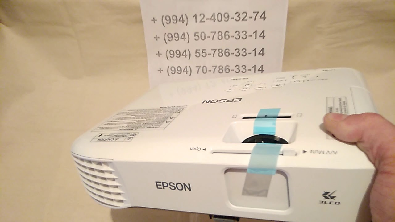 Proyektor Epson EB-E350 Bakıda, Baku - YouTube