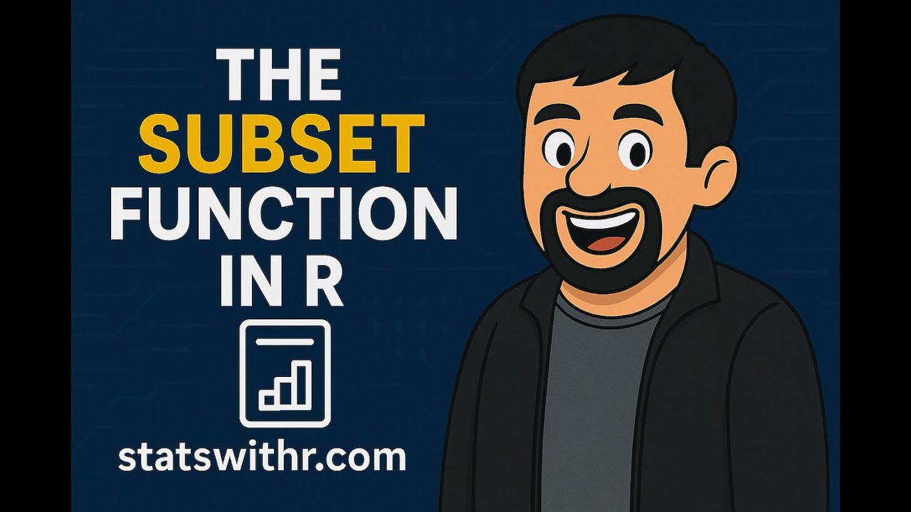The Subset Function in R - YouTube