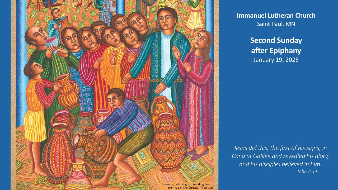 Second Sunday after Epiphany Worship & Holy Communion 1.19.2025 - YouTube