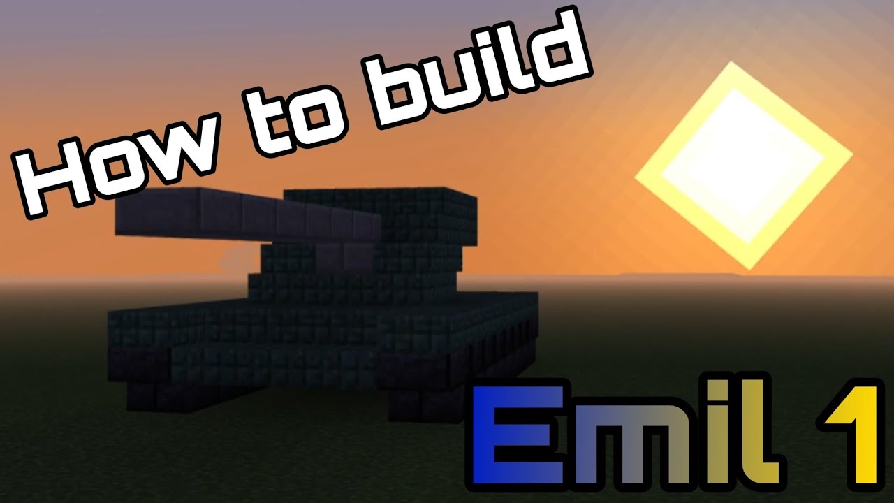 Minecraft Emil 1 Tank | How to build - YouTube