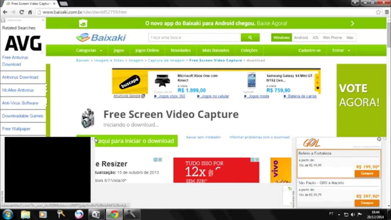 Tutorial de como baixar o Free Screen Video Capture - YouTube