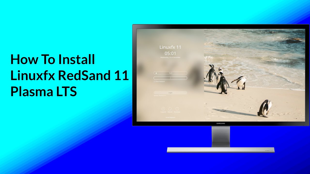 How To Install Linuxfx RedSand 11 Plasma LTS | Run Windows 11 and Android Apps together - YouTube
