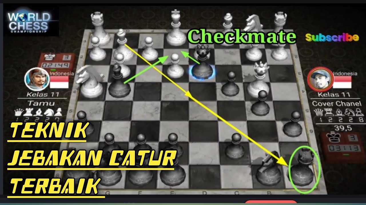 JEBAKAN CATUR TERBAIK || Teknik Jebakan || Strategi Jitu - YouTube