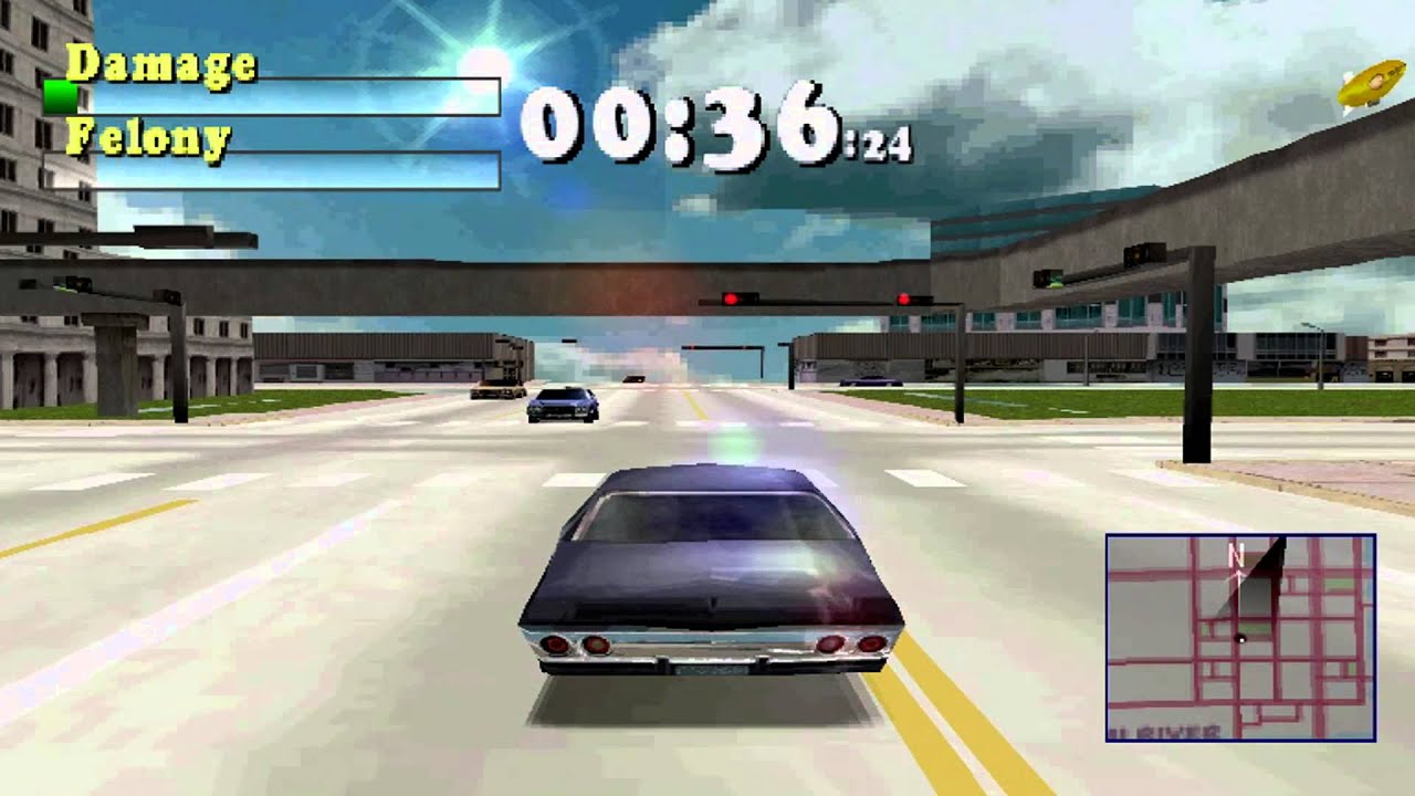 Driver Gameplay Undercover The Bank Job (Playstation) - YouTube