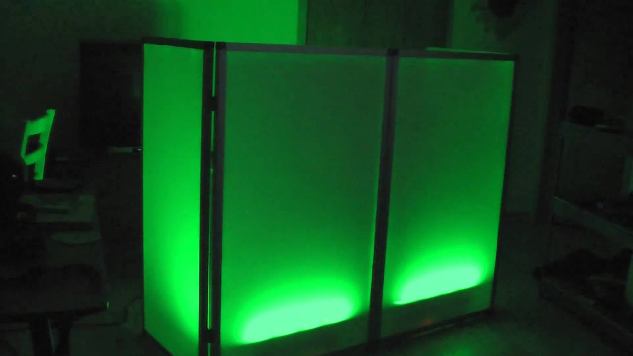 Chauvet Colorstrips, Diffusing Light w White Spray Paint - YouTube