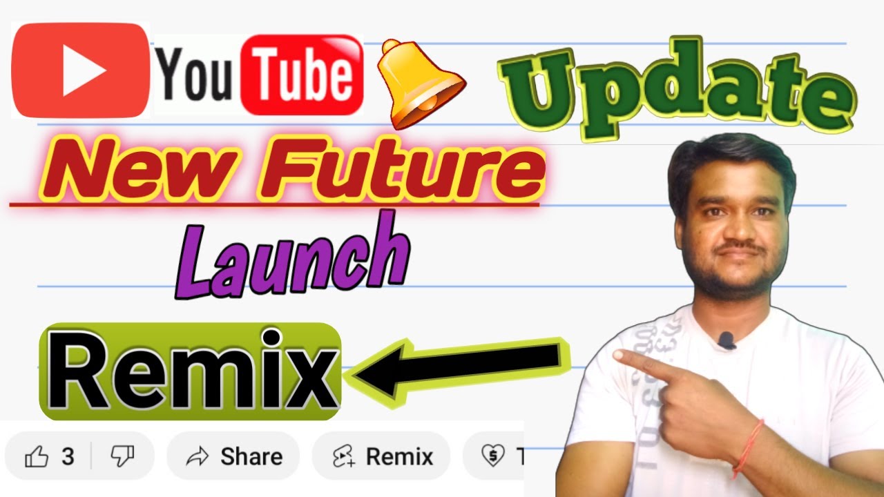 इसका क्या मतलब है Remix youtube update new future launch/what is remix ...