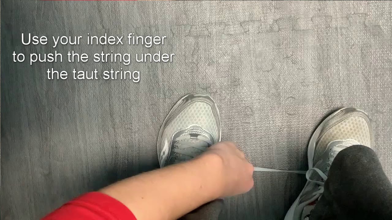 One-handed ' How to Tie Your Shoe with One Hand? | Sara - YouTube