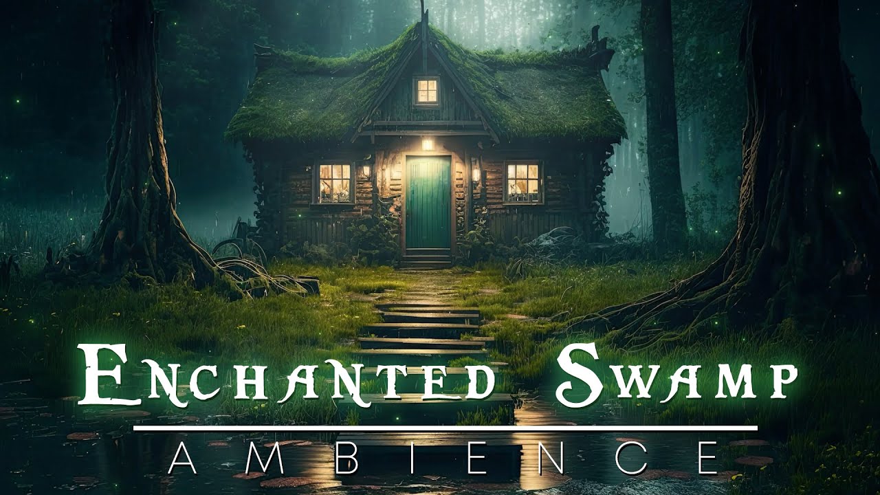 RELAX in the ENCHANTED SWAMP | Nature ambience and natural ASMR sounds ...
