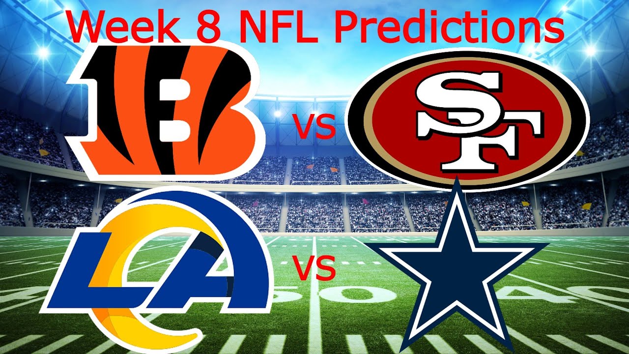 My NFL Week 8 Predictions - YouTube