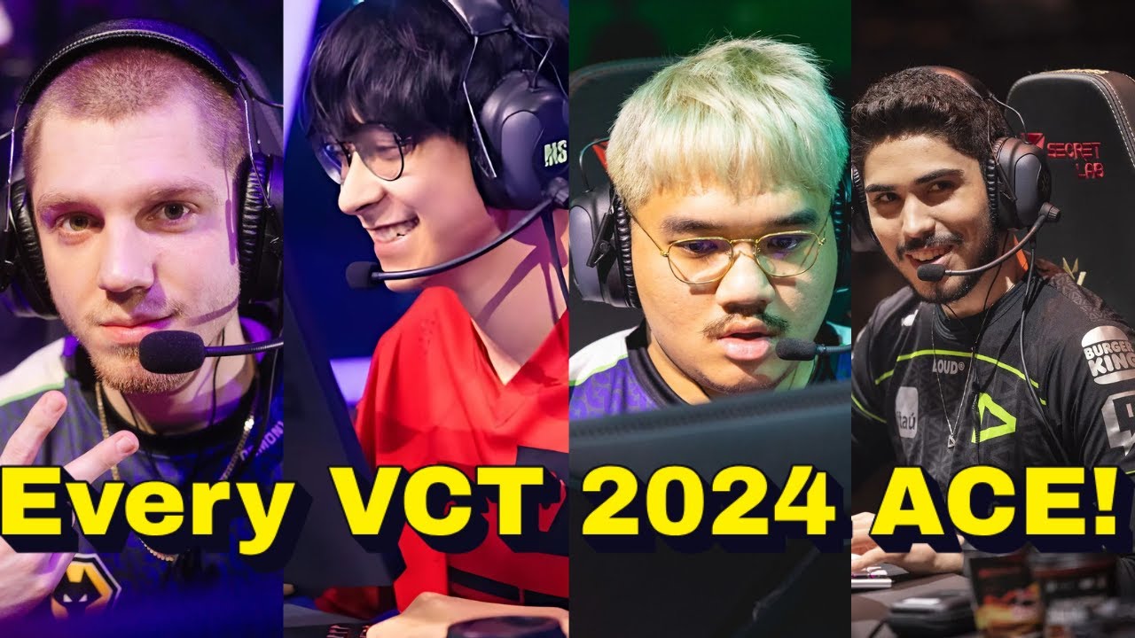 ALL VCT 2024 Aces in One Video | 37 Minutes of Pro-Level Clutches ...